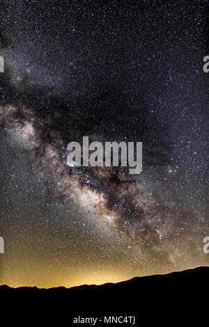 milky way galaxy may arch joshua tree national park, ca us Stock Photo ...