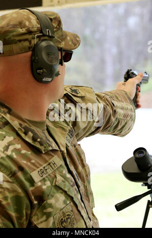 U.S. Soldiers assigned to the 108th Air Defense Artillery Brigade use a ...