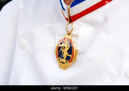 MOF chef medal - France Stock Photo - Alamy