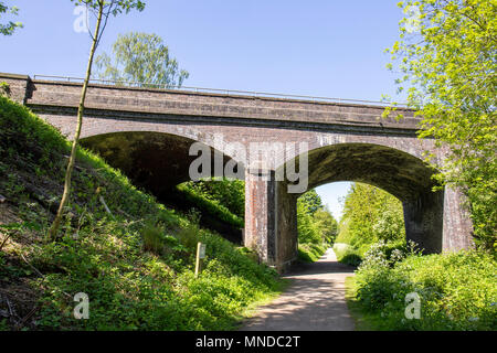 Salt line disused railway line now public footpath in Wheelock near ...