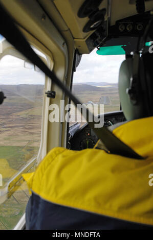 Britten-Norman BN-2 Islander aircraft cockpit interior Stock Photo - Alamy