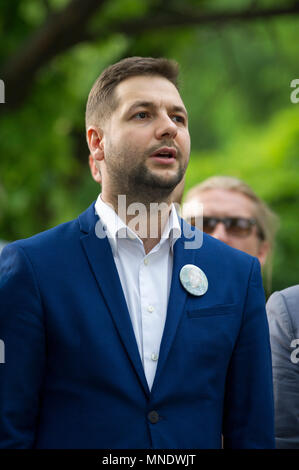 Patryk Jaki in Warsaw, Poland on 18 May 2018 (Photo by Mateusz ...
