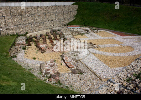 The Roman Baths at Segedunum Roman Fort at Wallsend, Newcastle-upon ...