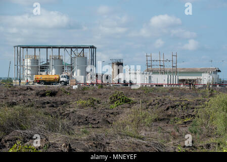 Power plant in Puerto Villamil, Isabela Island, Galapagos Islands ...