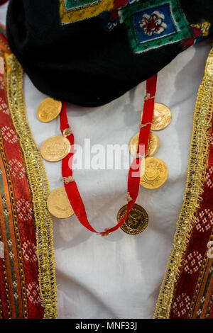 Plenty of fake gold coins are on canvas Stock Photo - Alamy