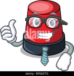 Successful sirine character cartoon style vector illustration Stock ...