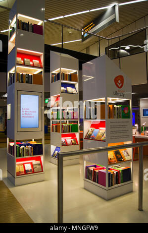 The airport library at Schiphol International Airport in Amsterdam, The ...