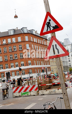 Road signs in Copenhagen, Denmark Stock Photo - Alamy