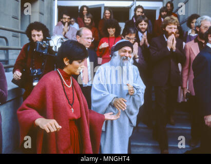 PORTLAND, OREGON, USA - Bhagwan Shree Rajneesh, cult leader, center ...