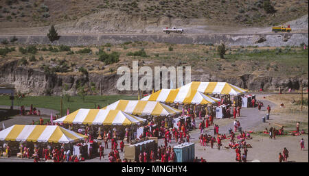 RAJNEESHPURAM, OREGON, USA - Aerial view of Rajneesh settlement in ...