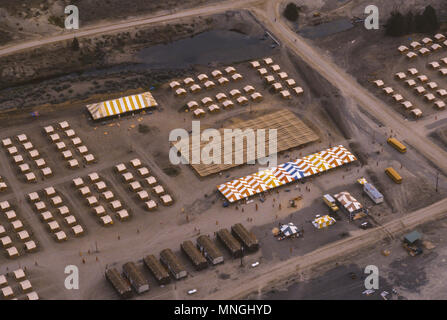 RAJNEESHPURAM, OREGON, USA - Aerial view of Rajneesh settlement in ...