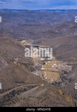 RAJNEESHPURAM, OREGON, USA - Aerial view of Rajneesh settlement in ...