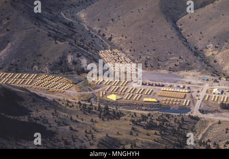 RAJNEESHPURAM, OREGON, USA - Aerial view of Rajneesh settlement in ...
