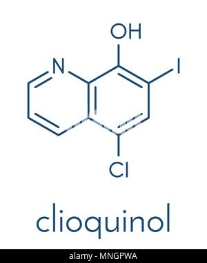 Clioquinol (iodochlorhydroxyquin) antifungal and antiprotozoal drug ...