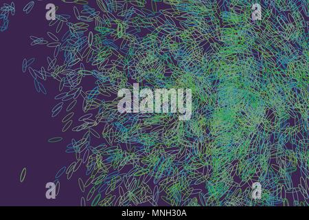 Shape of motion, particle or random, abstract geometric background ...