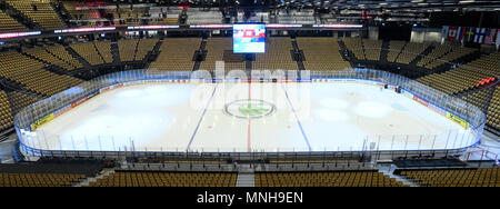 Herning, Denmark. 17th May, 2018. The Jyske Bank Boxen indoor arena is ...