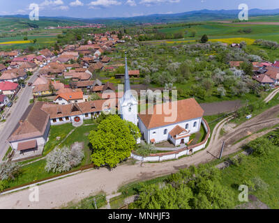 Talisoara Olasztelek village Church in Covasna County, Transylvania ...