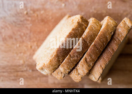 Baby Bread with Vitamin / Fried Toast bread. Organic food Stock Photo ...
