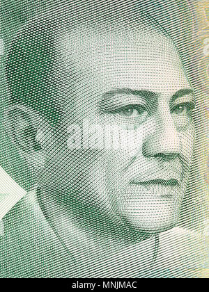 Sam Ratulangi a portrait from Indonesian money - Rupiah Stock Photo - Alamy