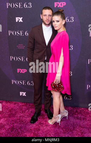 Jamie Bell and Kate Mara wearing dress by Valentino attend FX Pose ...