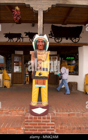 An Indian, or native American, trading post at the Continental Divide ...