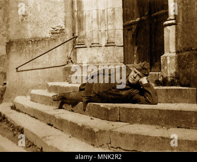 Soldiers on Steps of Military Building, WWII, 2nd Battalion, 389th ...