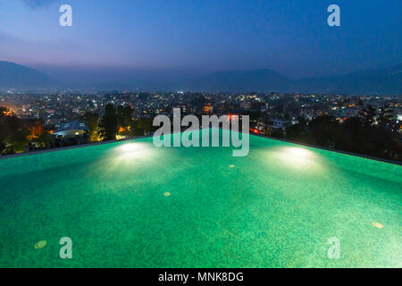 Infinity Pool, Shambala Tibetan Boutique Hotel, Kathmandu City ...