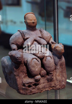At Ankara, Turkey , On August/03/2010 - Neolithic stone sculpture ...