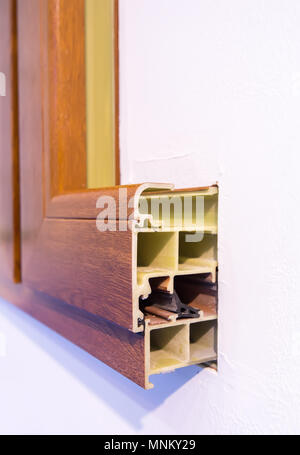 Window and sample of profile on white background Stock Photo - Alamy