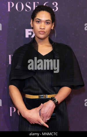 Ava Grey attends FX Pose premiere at Hammerstein Ballroom (Photo by Lev ...