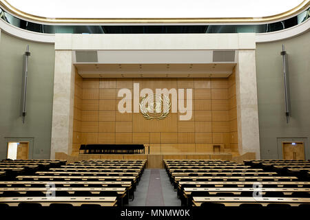 The Assembly Hall, Palais des Nations, United Nations building, Geneva ...