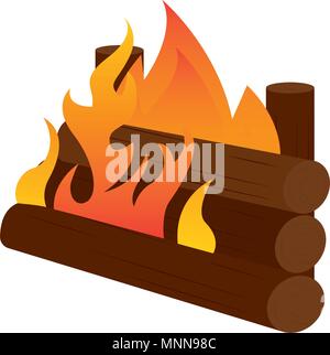 Abtract nature campfire Stock Vector Image & Art - Alamy