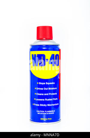 WD-40, WD 40 Can, WD40 Lubricant Stock Photo - Alamy