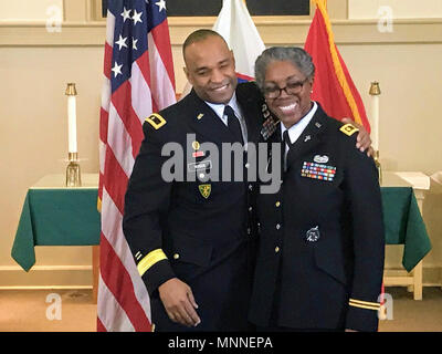 Maj. Gen. Kevin Vereen, commanding general of U.S. Army Recruiting Command, addresses cadets of ...