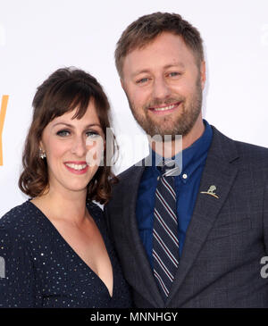 LOS ANGELES - APR 17: Jordan Boughrum, Rory Scovel at the I Feel Pretty ...