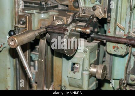 Linotype machine, model Neotype H121, star parts & Co, Girona city ...