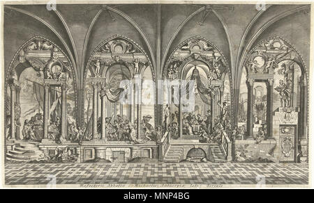 Paintings in the refectory of the Sint-Michielsabdij, Antwerp Stock ...