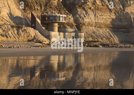 The Pavilion House, Blacks Beach, La Jolla, CA. Also known as Mushroom ...