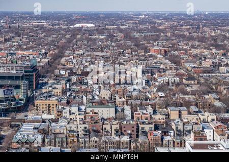 Aerial view of Lakeview neighborhood Stock Photo - Alamy
