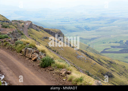 Crossing Naude's neck pass in the Eastern Cape of South Africa Stock ...