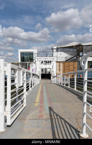 A38 Concert Ship, a party boat on the Danube in Budapest, Hungary Stock ...