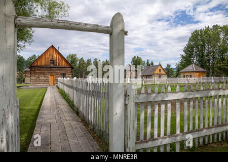 Fort St James National Historic Site; outside the Hudson Bay Company ...