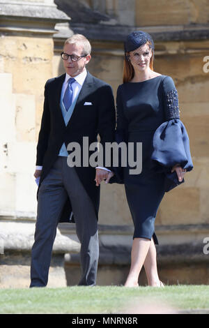 Sarah Rafferty and her husband Santtu Seppala arrive at St George's ...