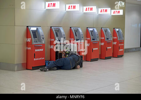ATM repair man Stock Photo - Alamy
