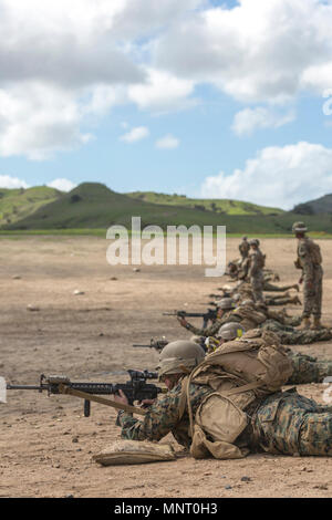 U.S. Marines with Marine Combat Training (MCT) Battalion, School of ...