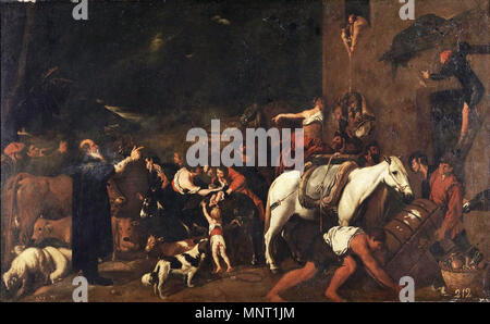 Partida de Jacob con sus rebaños, a copy of an original by Pedro de ...