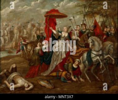 Peeter Sion - Defeat of Marc Antony and Cleopatra at Actium Stock Photo ...