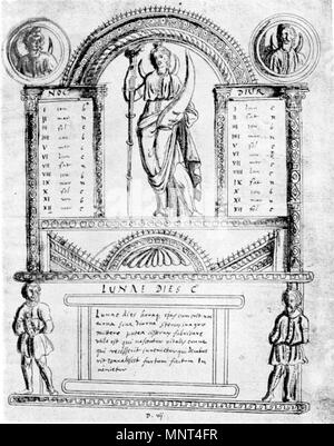 Personification of the Moon - Chronography of 354 Stock Photo - Alamy