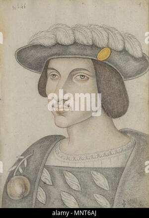 A portrait of Philibert de Chalon, a nobleman from the 16th century ...