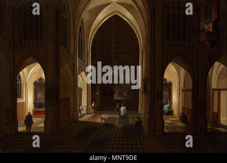 Interior of a Gothic Church at Night, Pieter Neeffs the Younger, ca ...